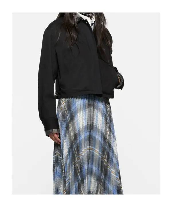 Acne Studios Faux-layered Twill Jacket - Black