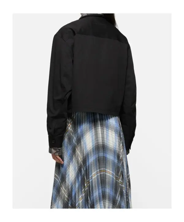 Acne Studios Faux-layered Twill Jacket - Black