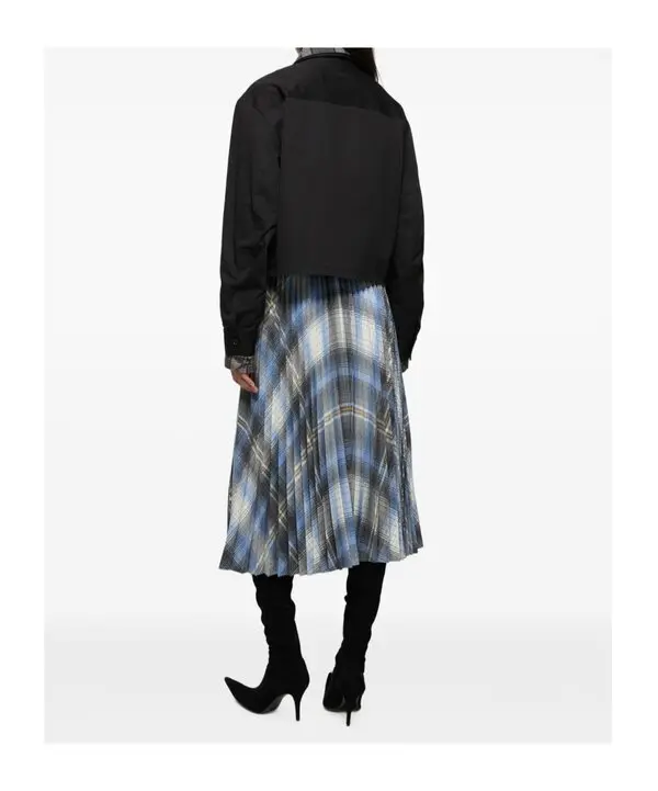 Acne Studios Faux-layered Twill Jacket - Black