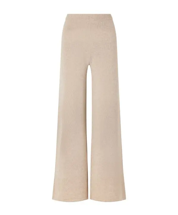 THE ELDER STATESMAN Juniper Cashmere Wide-leg Pants