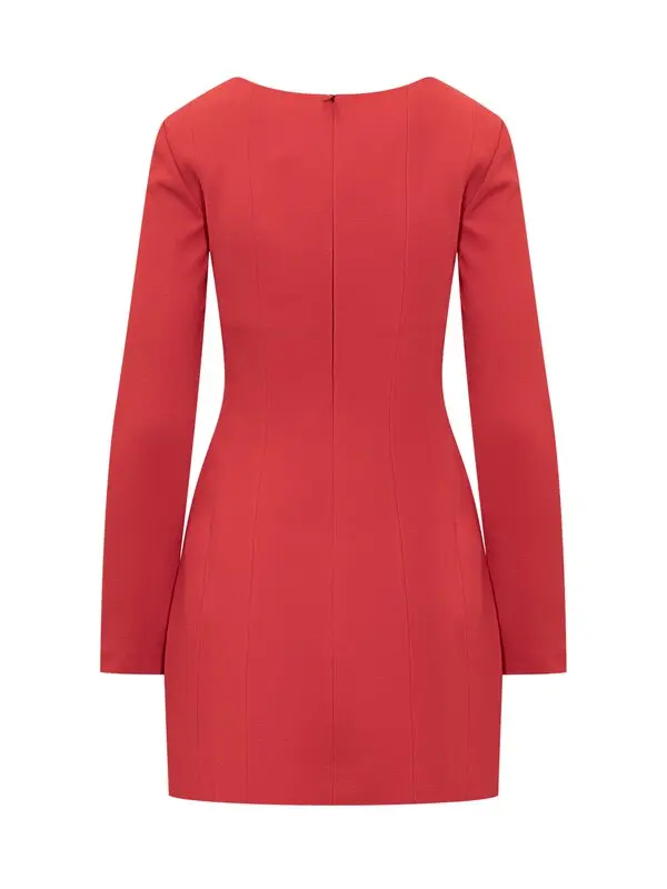 Rebecca Vallance Cameron Buttoned Mini Dress