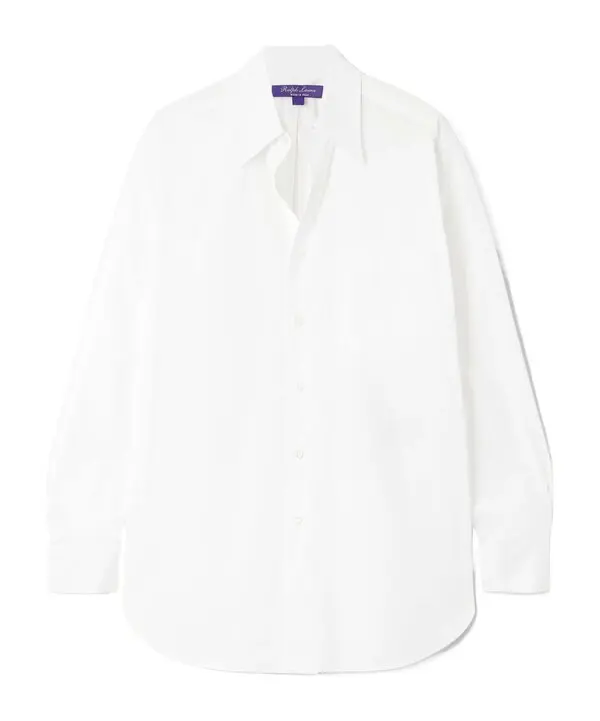 Ralph Lauren Damien Embroidered Cotton Poplin Shirt