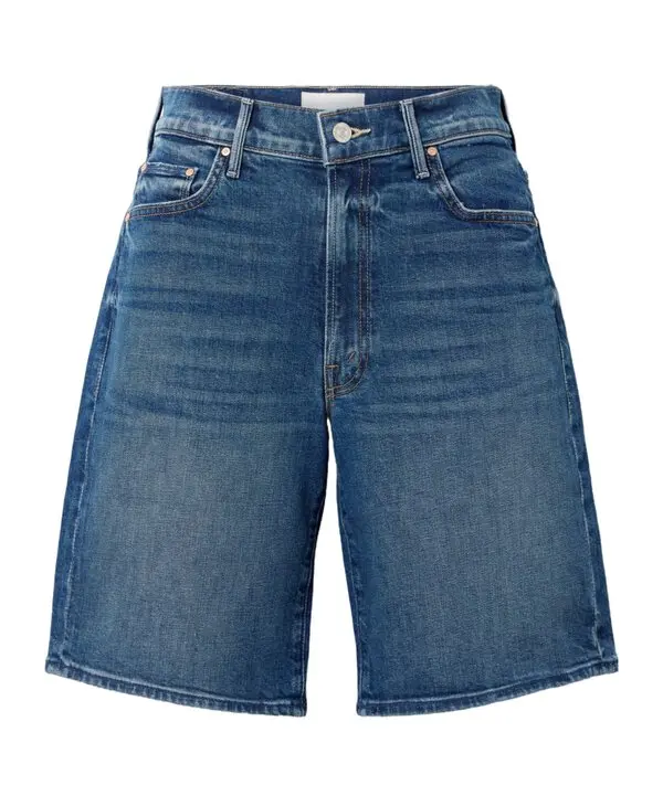 MOTHER Undercover Bermuda Denim Shorts