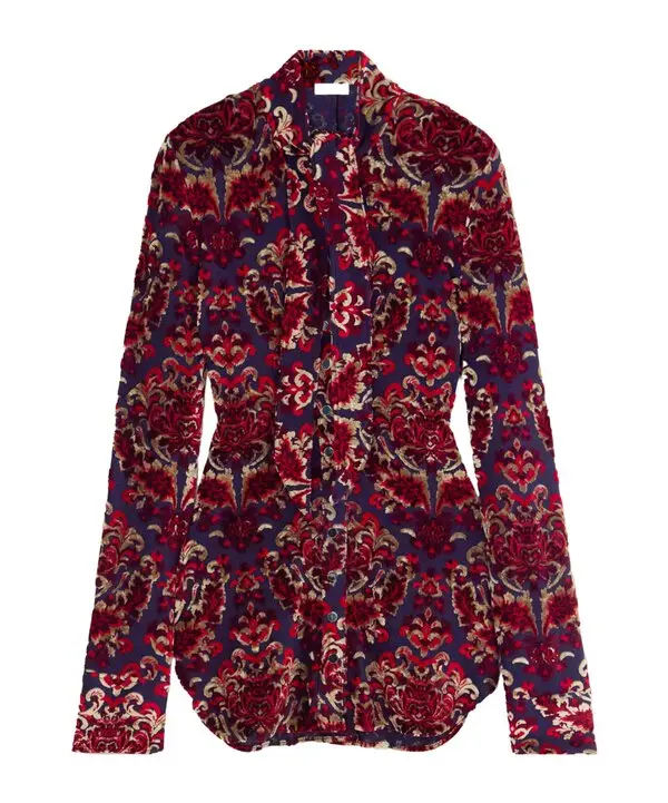 Rabanne Paisley Jacquard Velvet Shirt - Multicolor