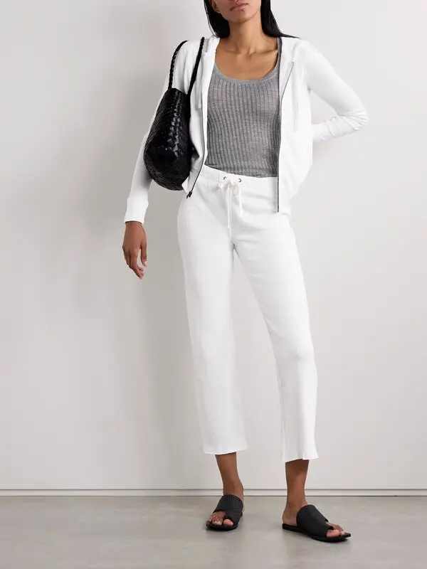JAMES PERSE Zipped Drawstring Hoodie