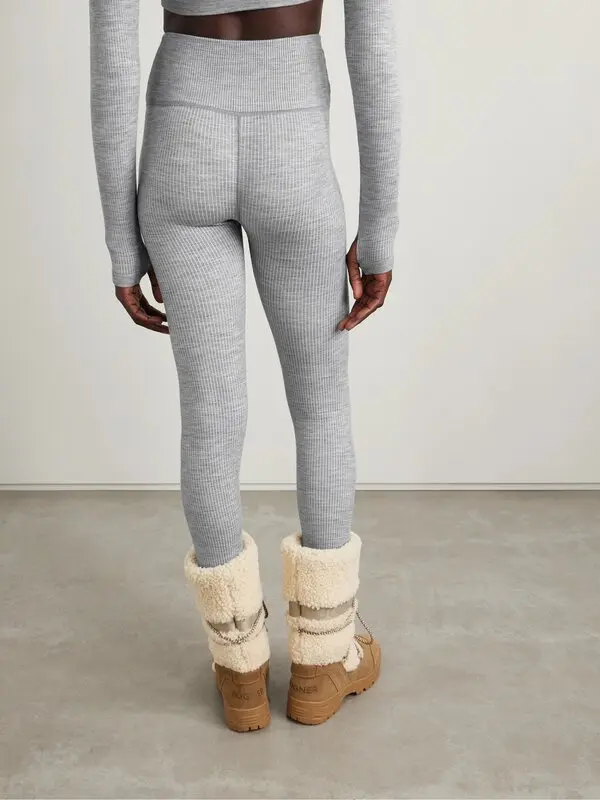 Cordova Ribbed Knitted Leggings