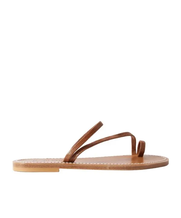 K.JACQUES Actium Leather Slippers