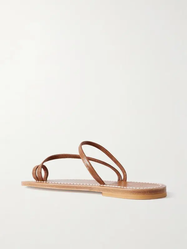 K.JACQUES Actium Leather Slippers