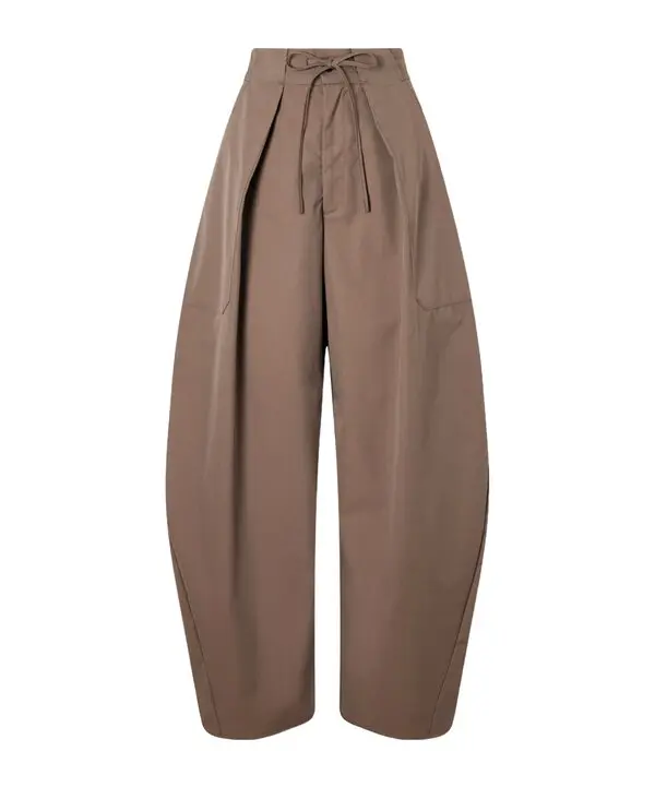 KALLMEYER Clemence Pleated Cotton-blend Twill Pants