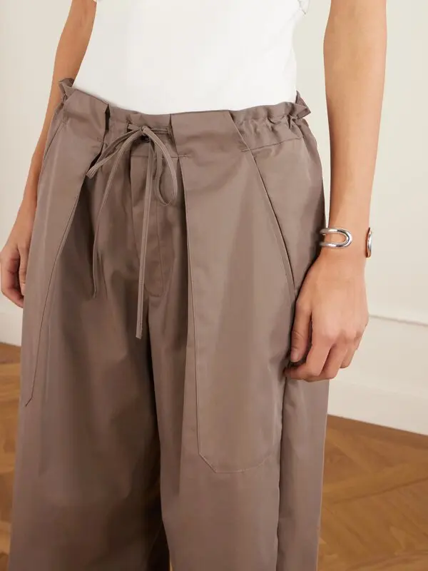 KALLMEYER Clemence Pleated Cotton-blend Twill Pants