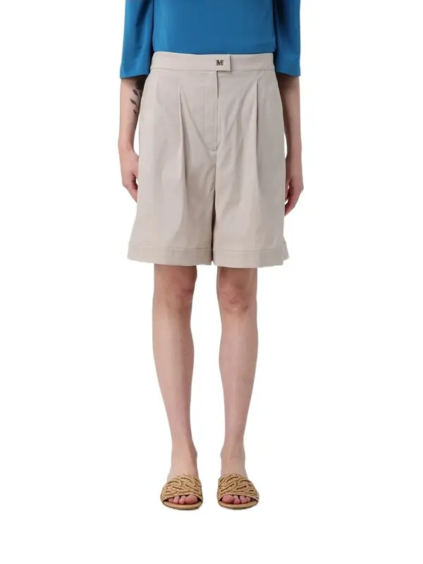 Max Mara Tailored Pleated Beachwear Shorts