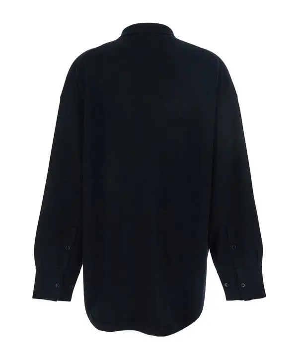 ALLUDE Oversized Knit Shirt