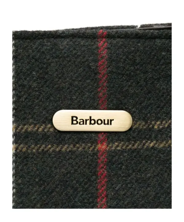 Barbour Turnberry Checked Wool Blend Tote Bag