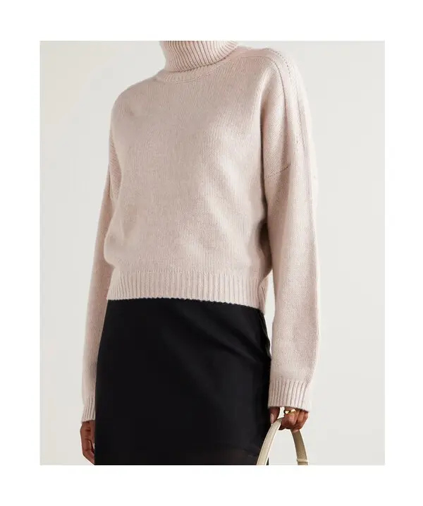 Le Kasha High Neck Long Sleeve Sweater