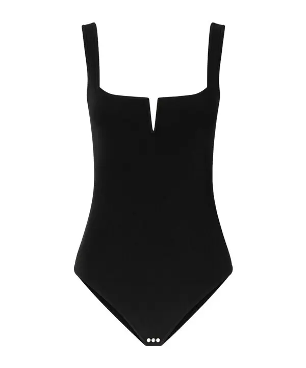 Galvan Freya Stretch-knit Bodysuit