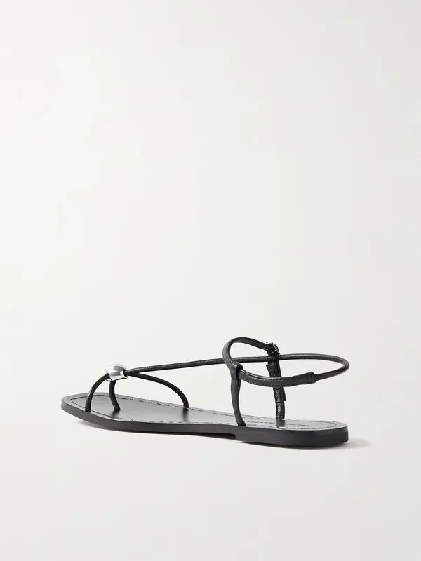 LOEFFLER RANDALL Lara Embellished Leather Sandals
