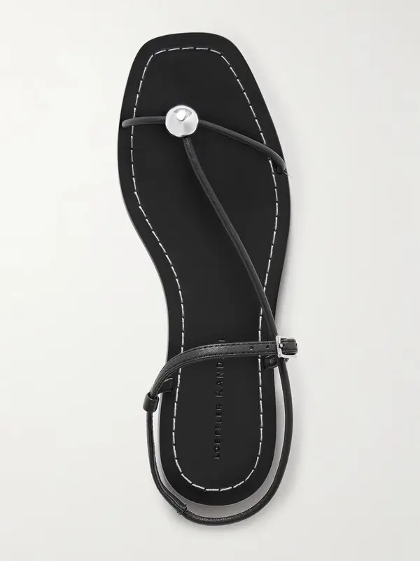 LOEFFLER RANDALL Lara Embellished Leather Sandals