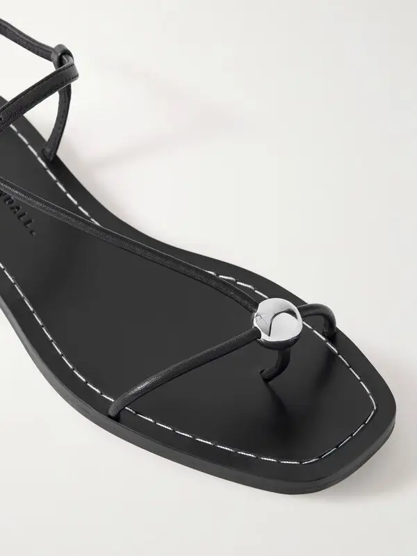LOEFFLER RANDALL Lara Embellished Leather Sandals