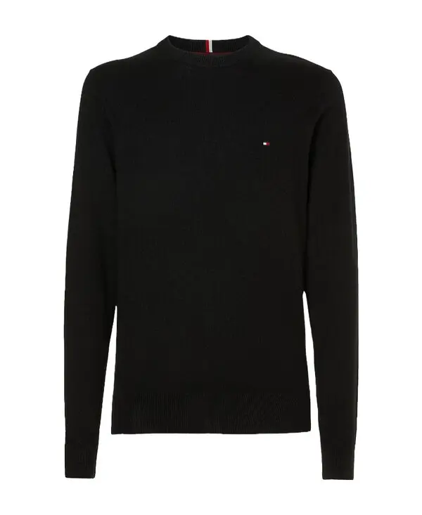 Tommy Hilfiger Floral Word Round Neck Sweater