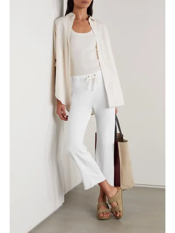 JAMES PERSE Supima Cotton Terry Cloth Track Pants