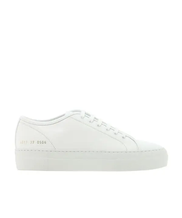 COMMON PROJECTS Logo Sports Low-top Sneakers With Thick Soles - White