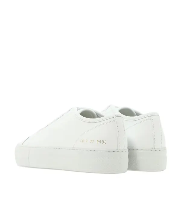 COMMON PROJECTS Logo Sports Low-top Sneakers With Thick Soles - White
