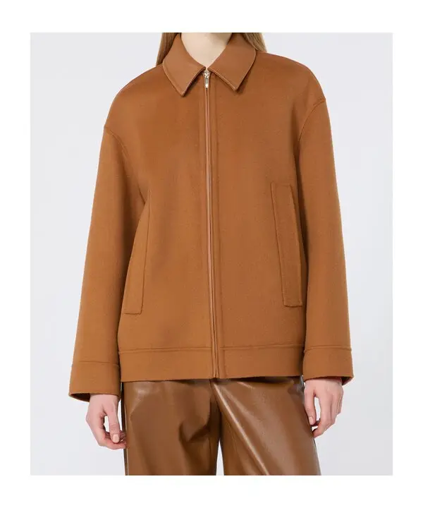 Max Mara Double Wool, Cashmere And Silk Coat