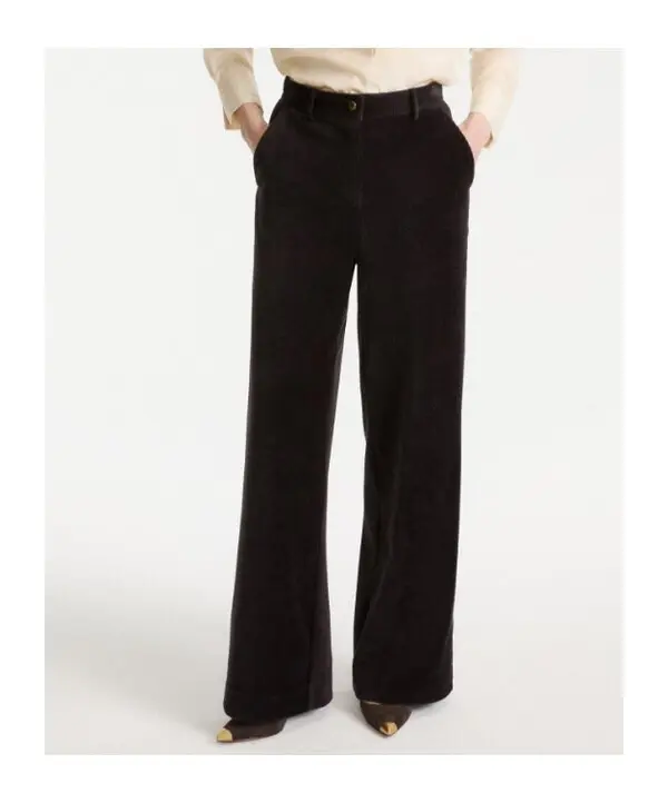 Marella Corduroy Wide-leg Trousers