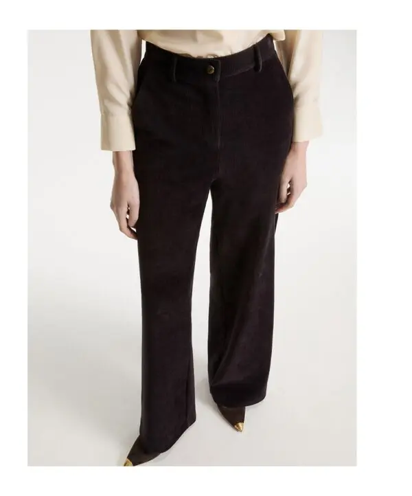 Marella Corduroy Wide-leg Trousers