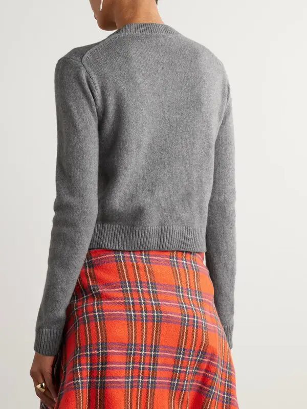 THE ELDER STATESMAN Cashmere Short Sweater