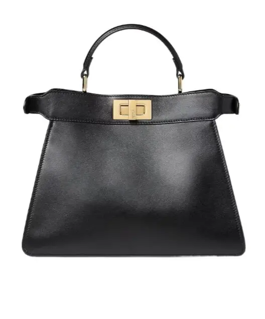 Fendi Peekaboo Iseeu Small Leather Bag With Mirror Embroidery