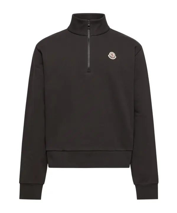 Moncler Logo Cotton Zip-up Sweatshirt