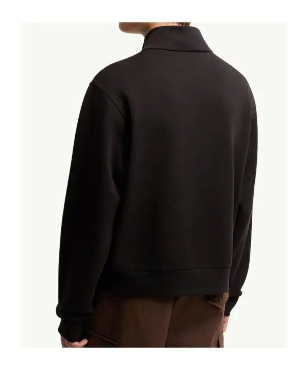 Moncler Logo Cotton Zip-up Sweatshirt