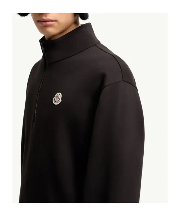Moncler Logo Cotton Zip-up Sweatshirt