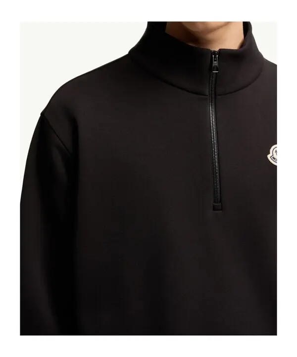 Moncler Logo Cotton Zip-up Sweatshirt
