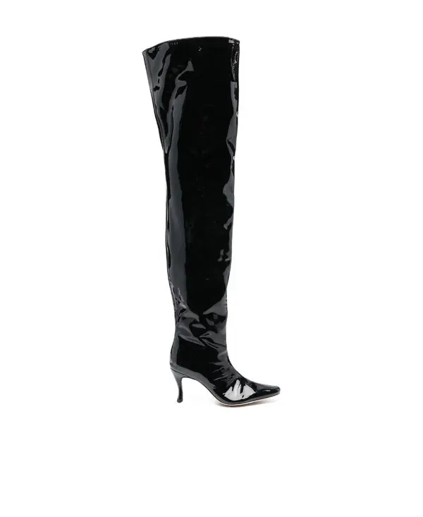 By Far Pointed Stiletto High Heel Boots