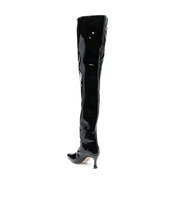 By Far Pointed Stiletto High Heel Boots