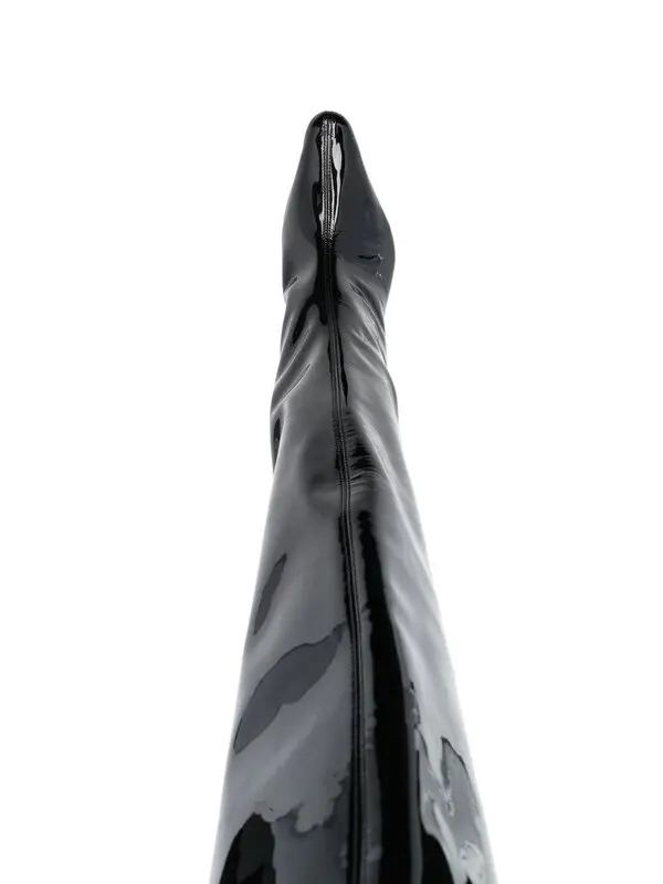 By Far Pointed Stiletto High Heel Boots
