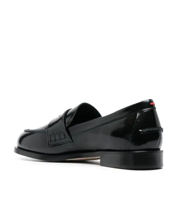 AeydĒ Penny-slot Leather Loafers