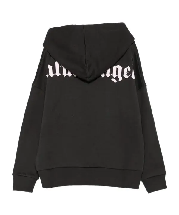 Palm Angels Long Sleeve Hooded Sweatshirt