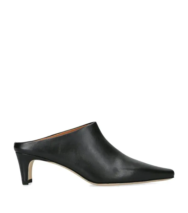 Staud Leather Wally Mules 55