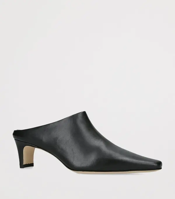 Staud Leather Wally Mules 55