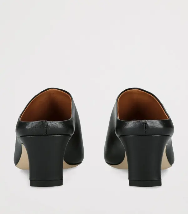 Staud Leather Wally Mules 55