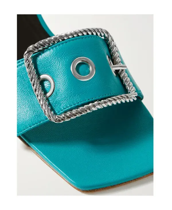 By Far Davina Buckle Sandals