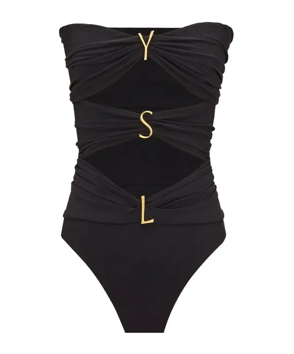 Saint Laurent Strapless Swimsuit