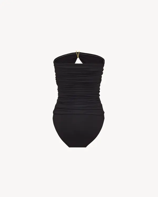 Saint Laurent Strapless Swimsuit