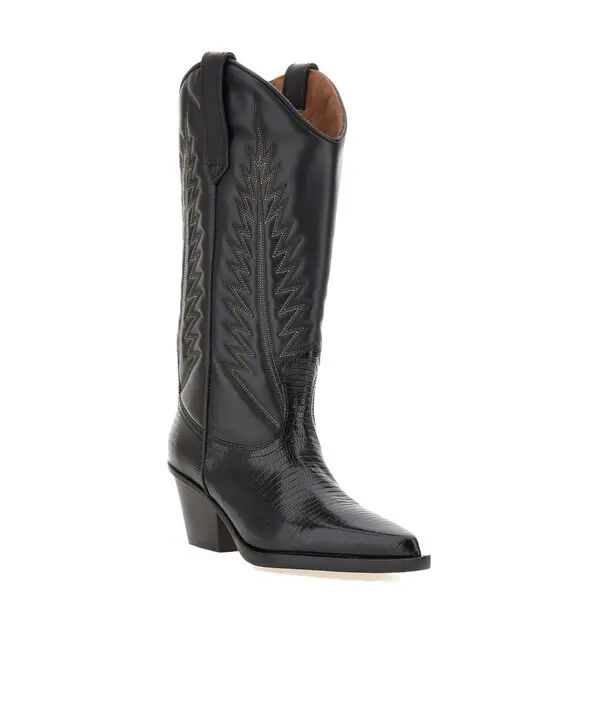 Paris Texas Rosario 60mm Lizard-effect Boots