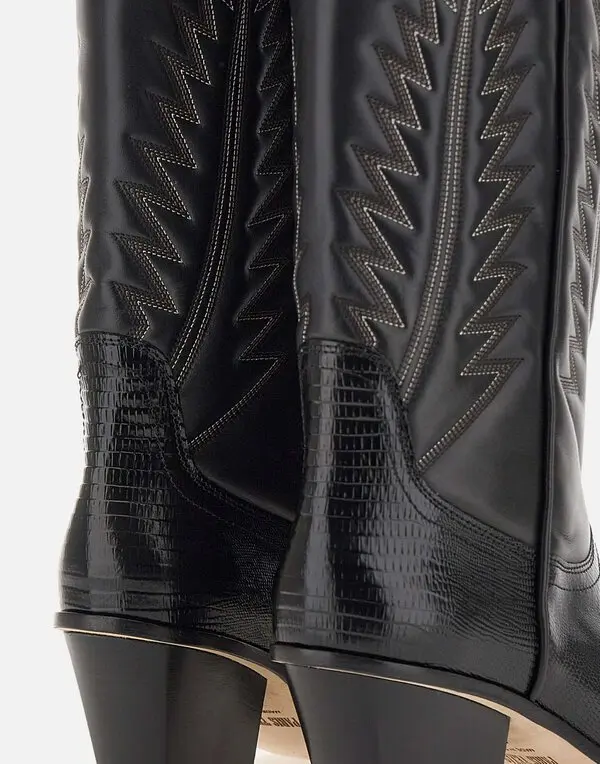 Paris Texas Rosario 60mm Lizard-effect Boots