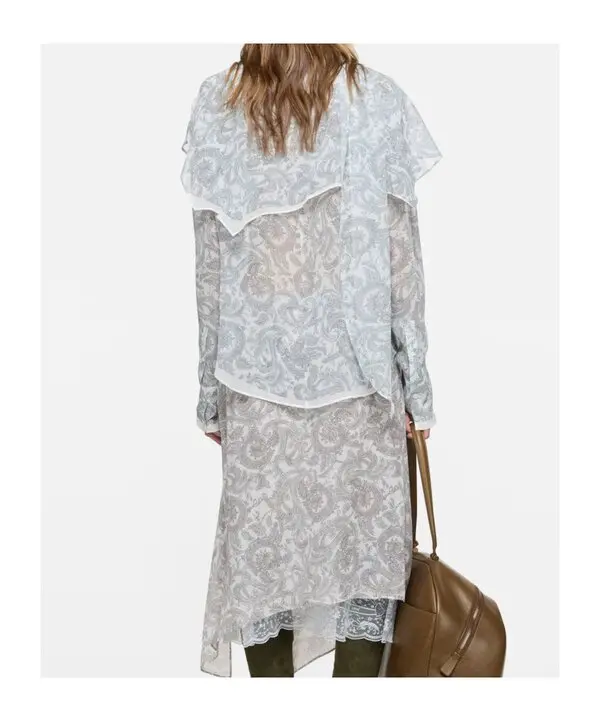 Acne Studios Silk Paisley Blouse