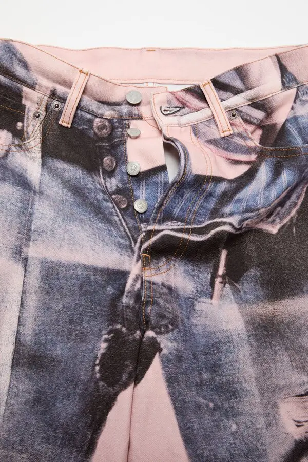 Acne Studios 1981 Trompe-l'œil Print Jeans